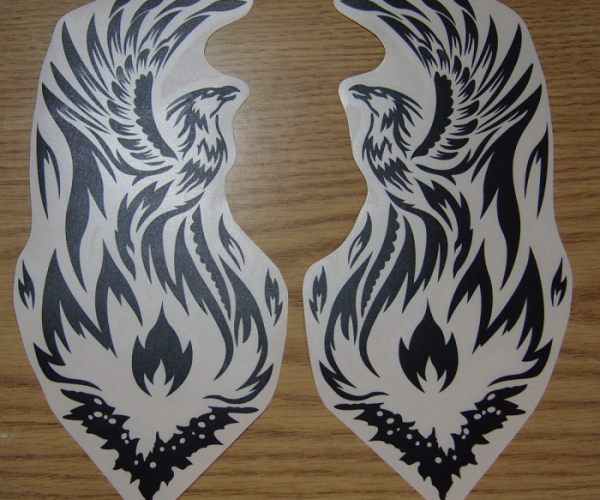 Наліпка Птах Фенікс Print